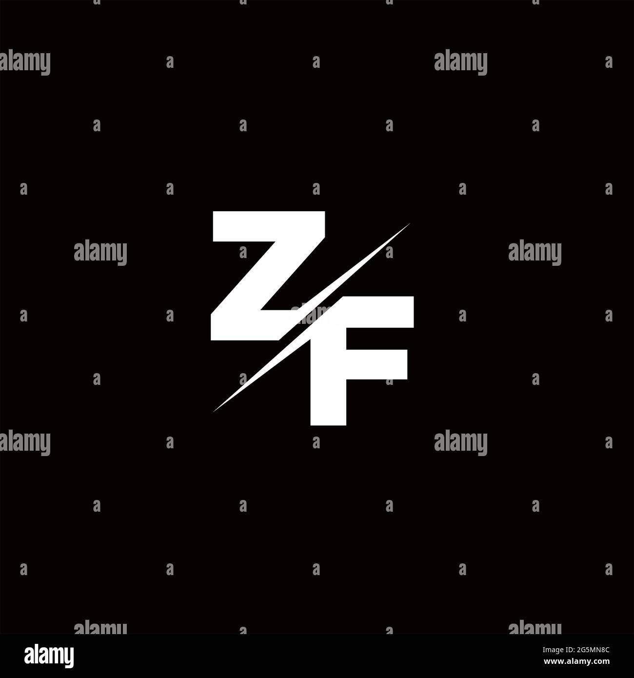 Zf letters Stock Vector Images - Alamy