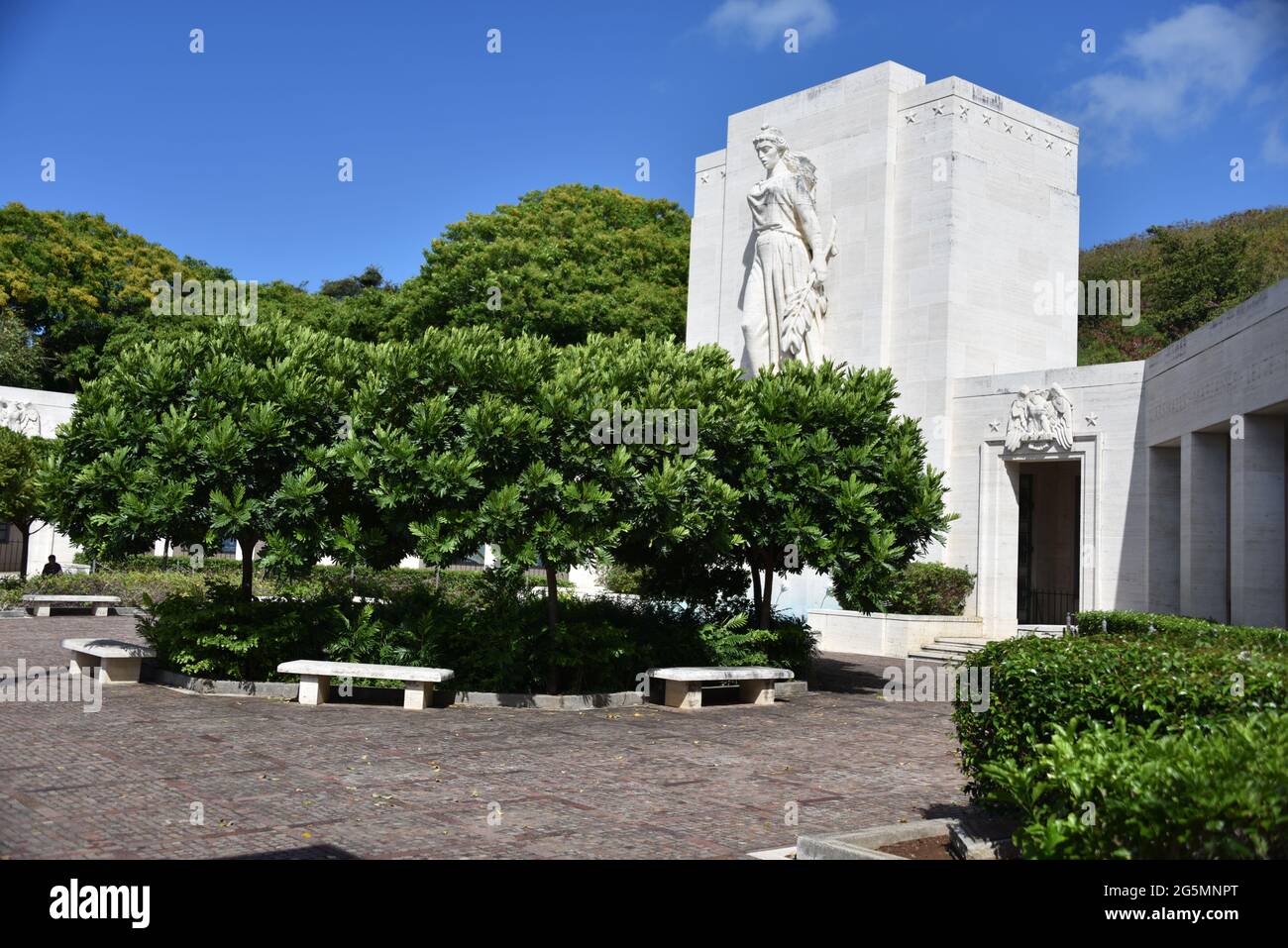 Oahu, HI. U.S.A. 6/5/2021. National Memorial Cemetery of the Pacific ...