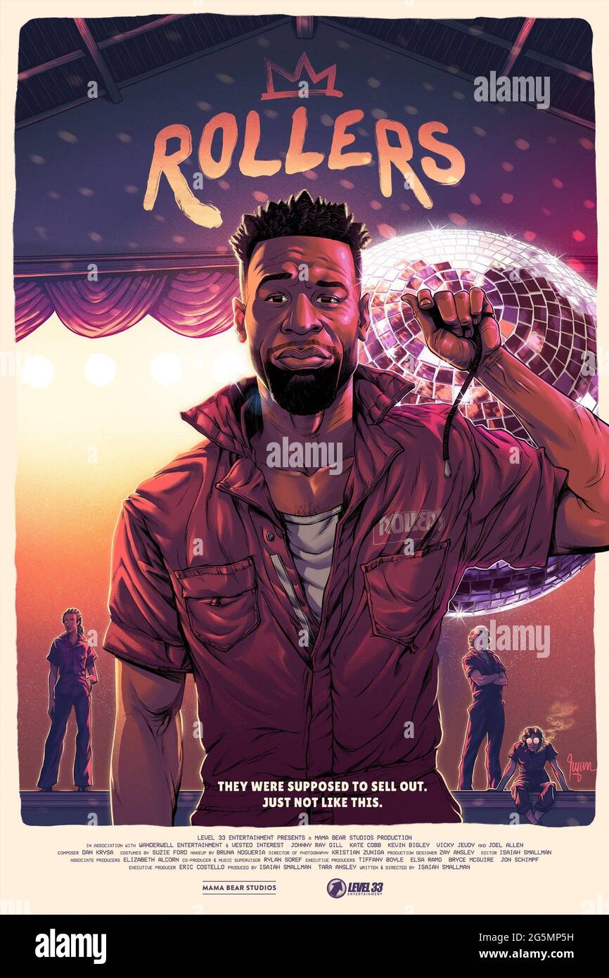 ROLLERS, poster, Johnny Ray Gill, 2021. © Level 33 Entertainment ...