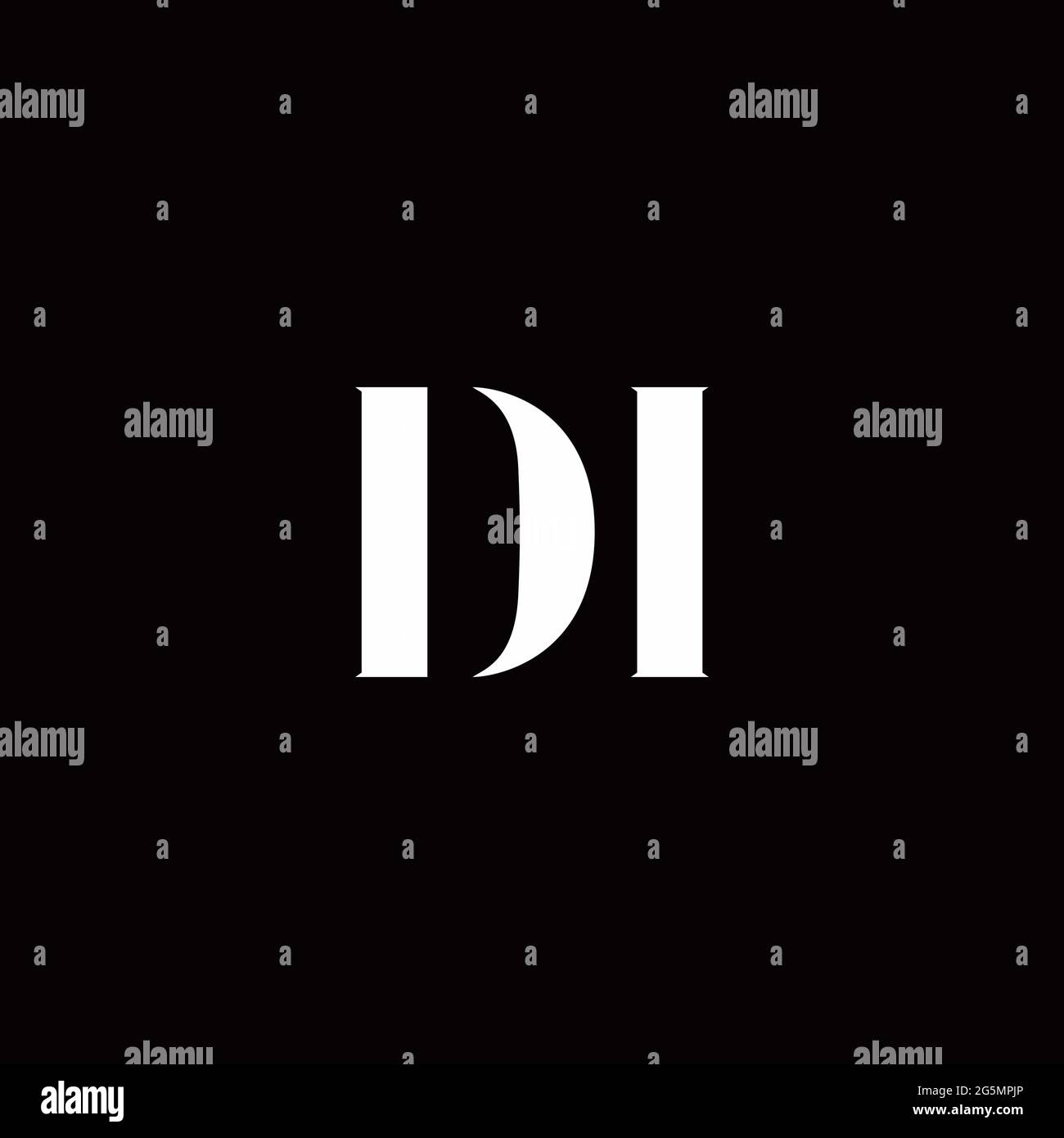 Letter di logo vector vectors hi-res stock photography and images - Alamy