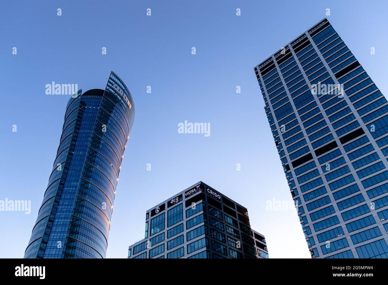 WARSAW, POLAND - Jun 22, 2021: Warsaw, Poland - 6 June 2021: Office ...