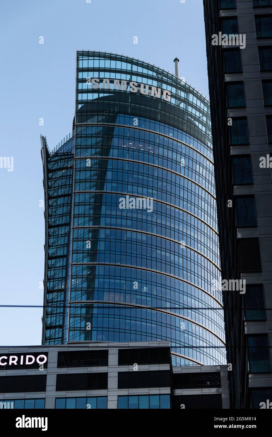 WARSAW, POLAND - Jun 22, 2021: Warsaw, Poland - 6 June 2021: Office ...