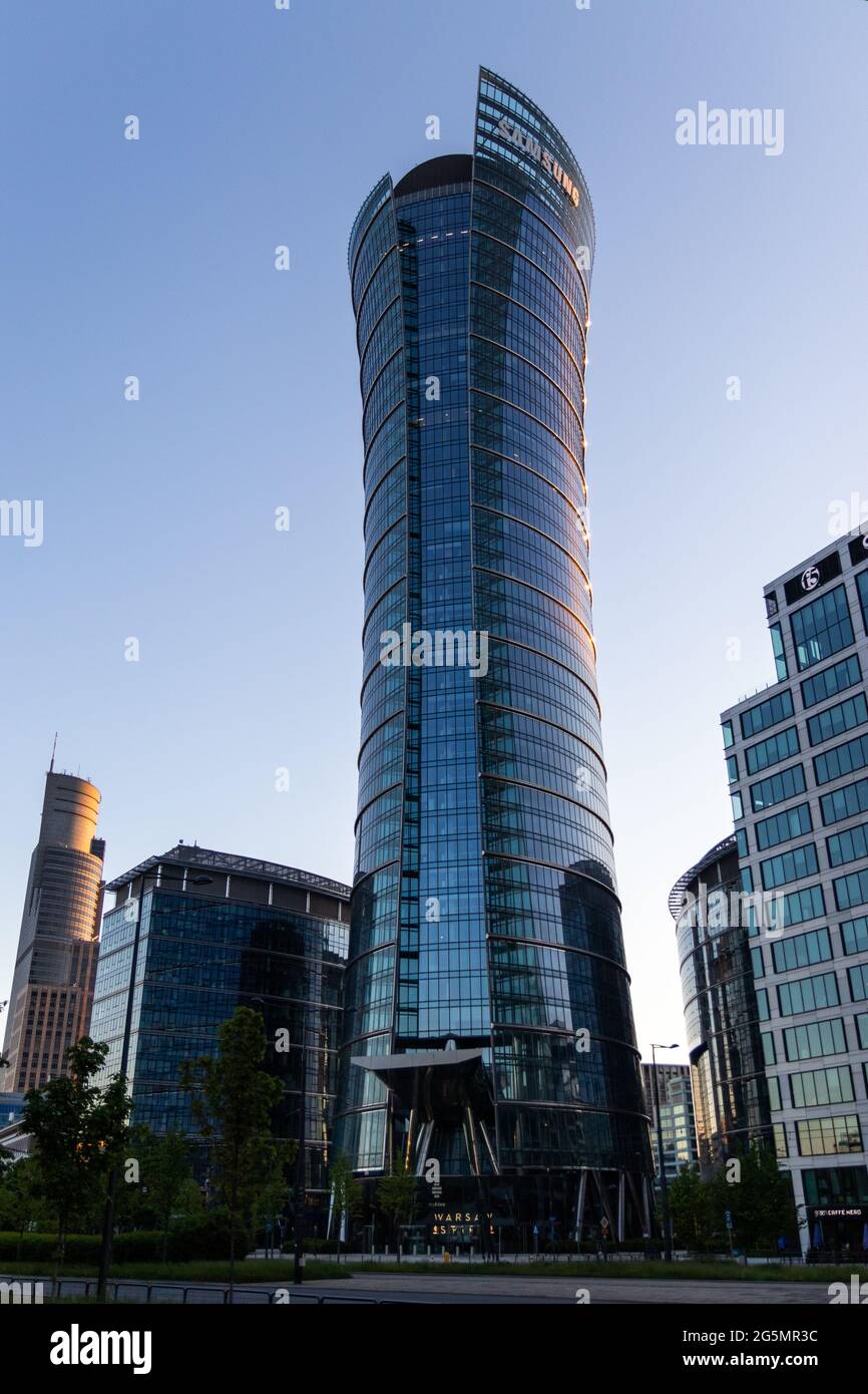 WARSAW, POLAND - Jun 22, 2021: Warsaw, Poland - 6 June 2021: Office ...