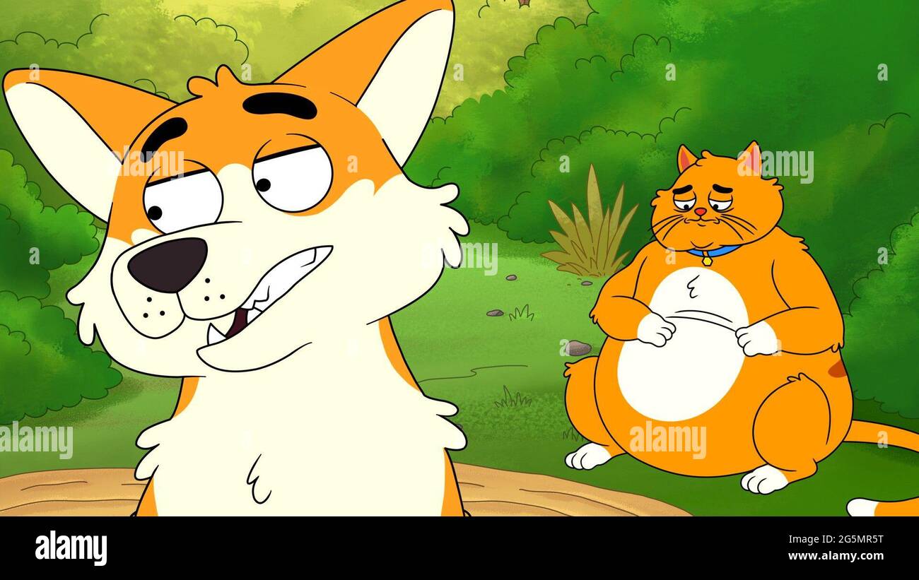 HOUSEBROKEN, from left: Elsa (voice: Clea DuVall), Chico (voice: Sam ...