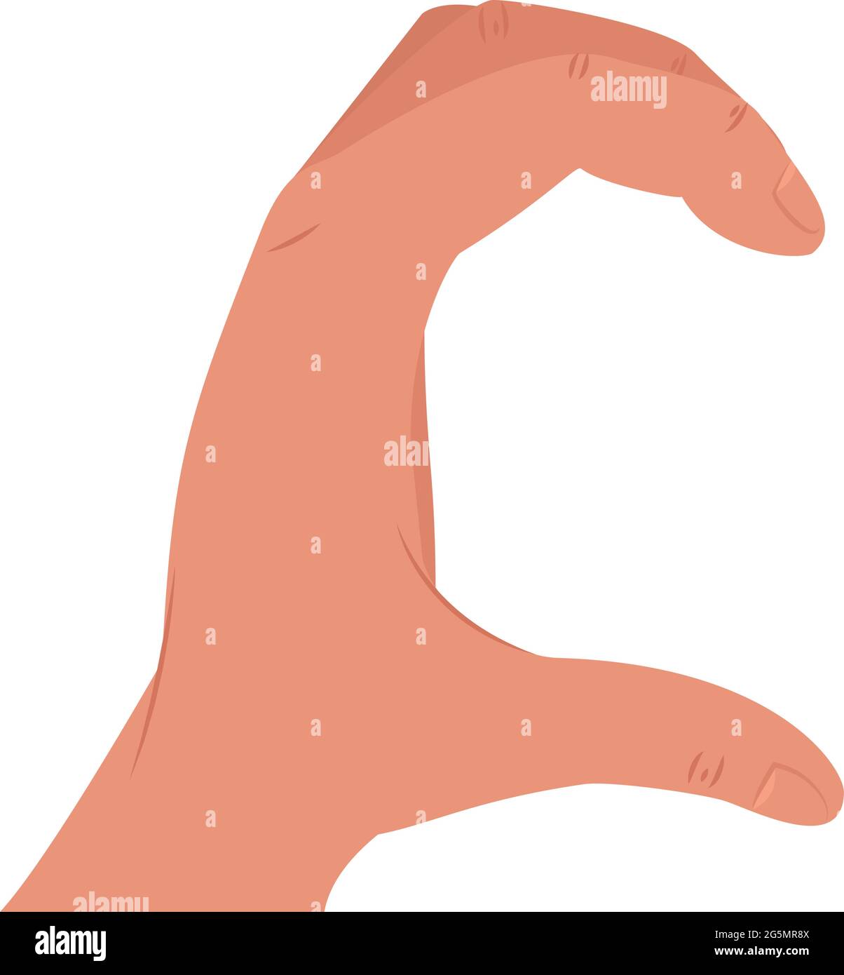 hand making half heart shape Stock Vector Image & Art - Alamy