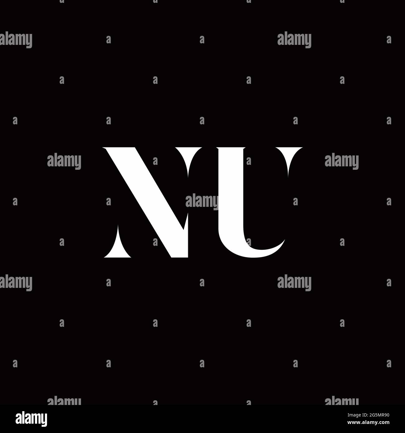 Modern initial letter icon Stock Vector Images - Alamy