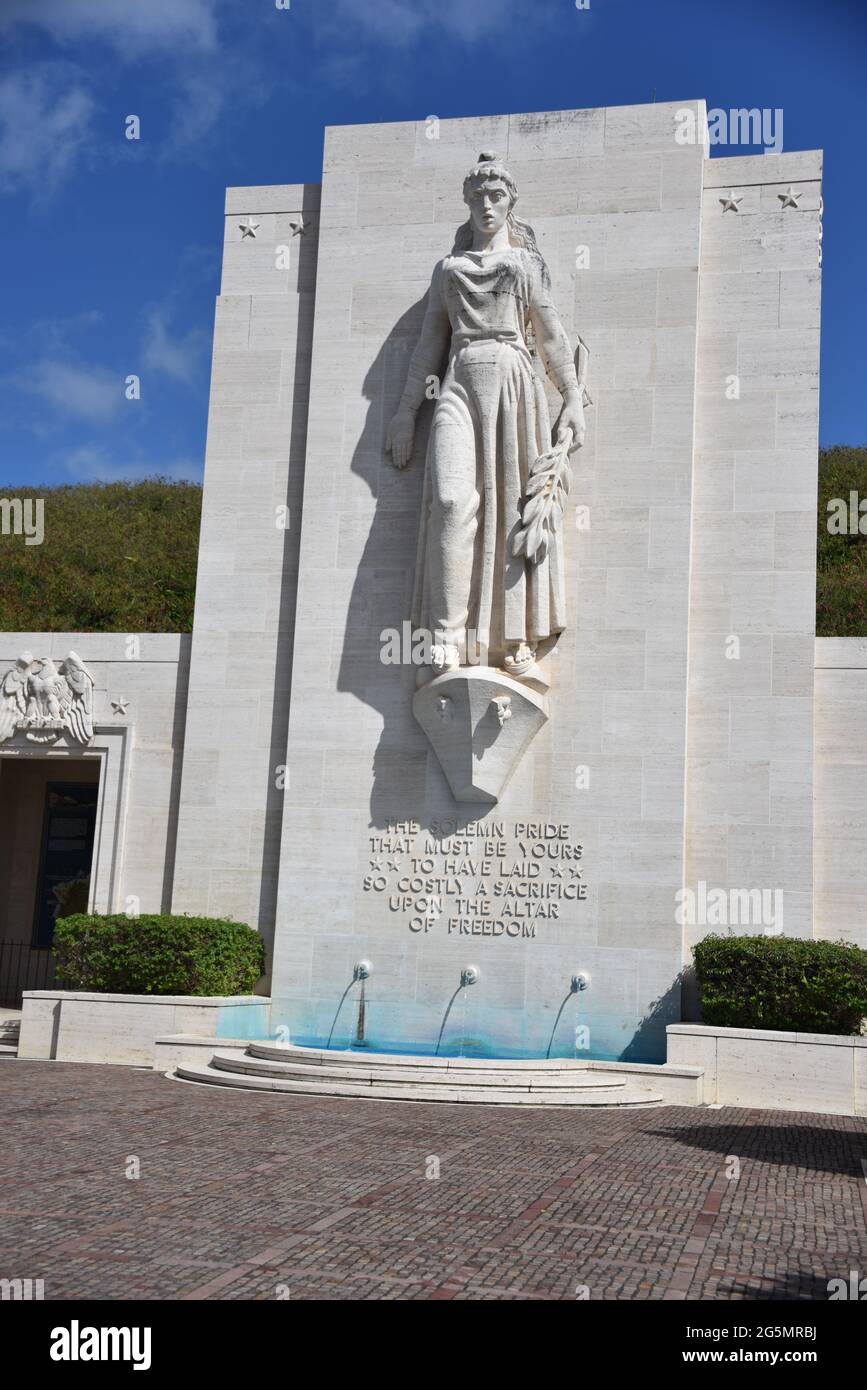 Oahu, HI. U.S.A. 6/5/2021. National Memorial Cemetery of the Pacific ...