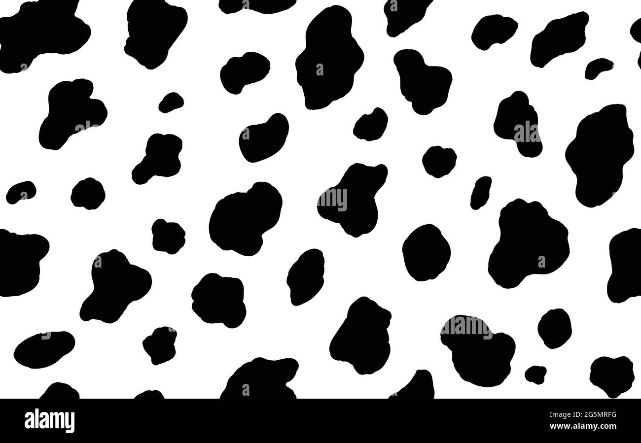 Abstract modern dalmatian fur seamless pattern. Animals trendy ...