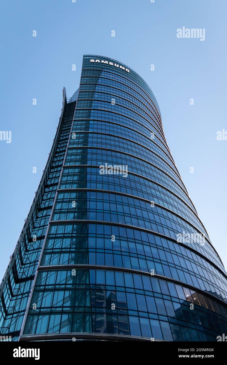 WARSAW, POLAND - Jun 22, 2021: Warsaw, Poland - 6 June 2021: Office ...