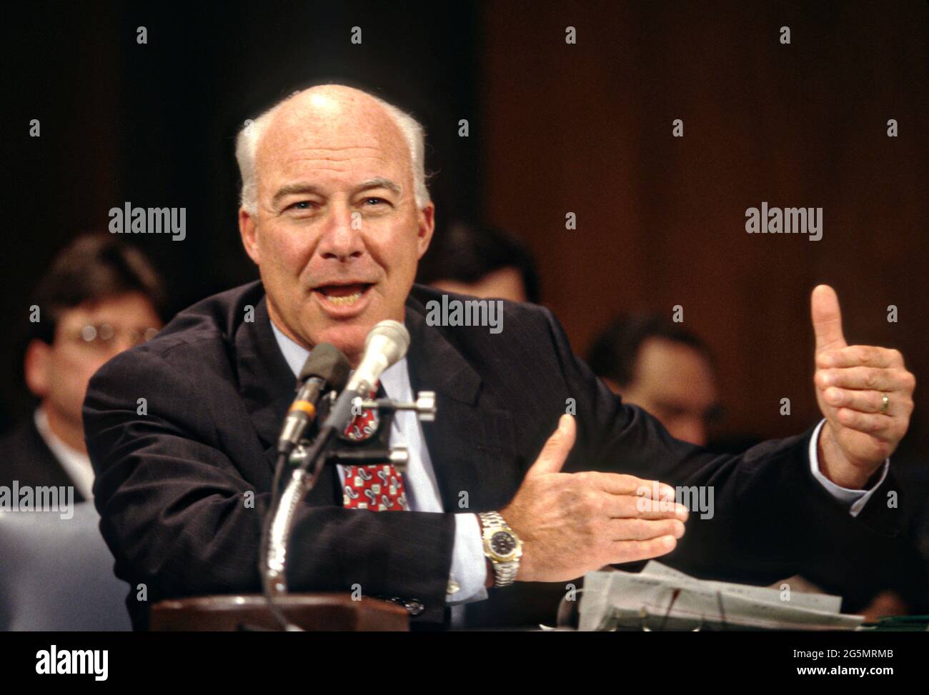 Washington, DC, USA. 7th July 1998. C. Michael Armstrong, CEO of AT&T ...