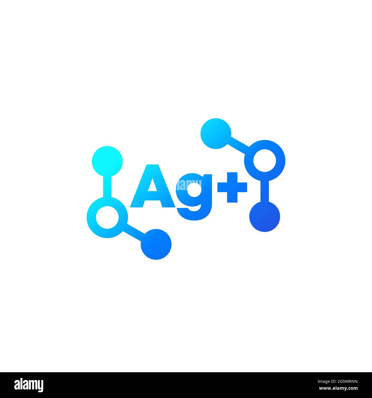 Silver ions icon on white, vector Stock Vector Image & Art - Alamy