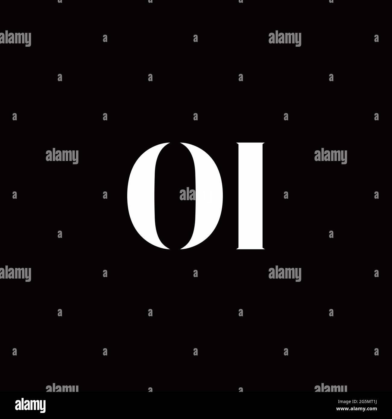 Modern initial letter icon Stock Vector Images - Alamy