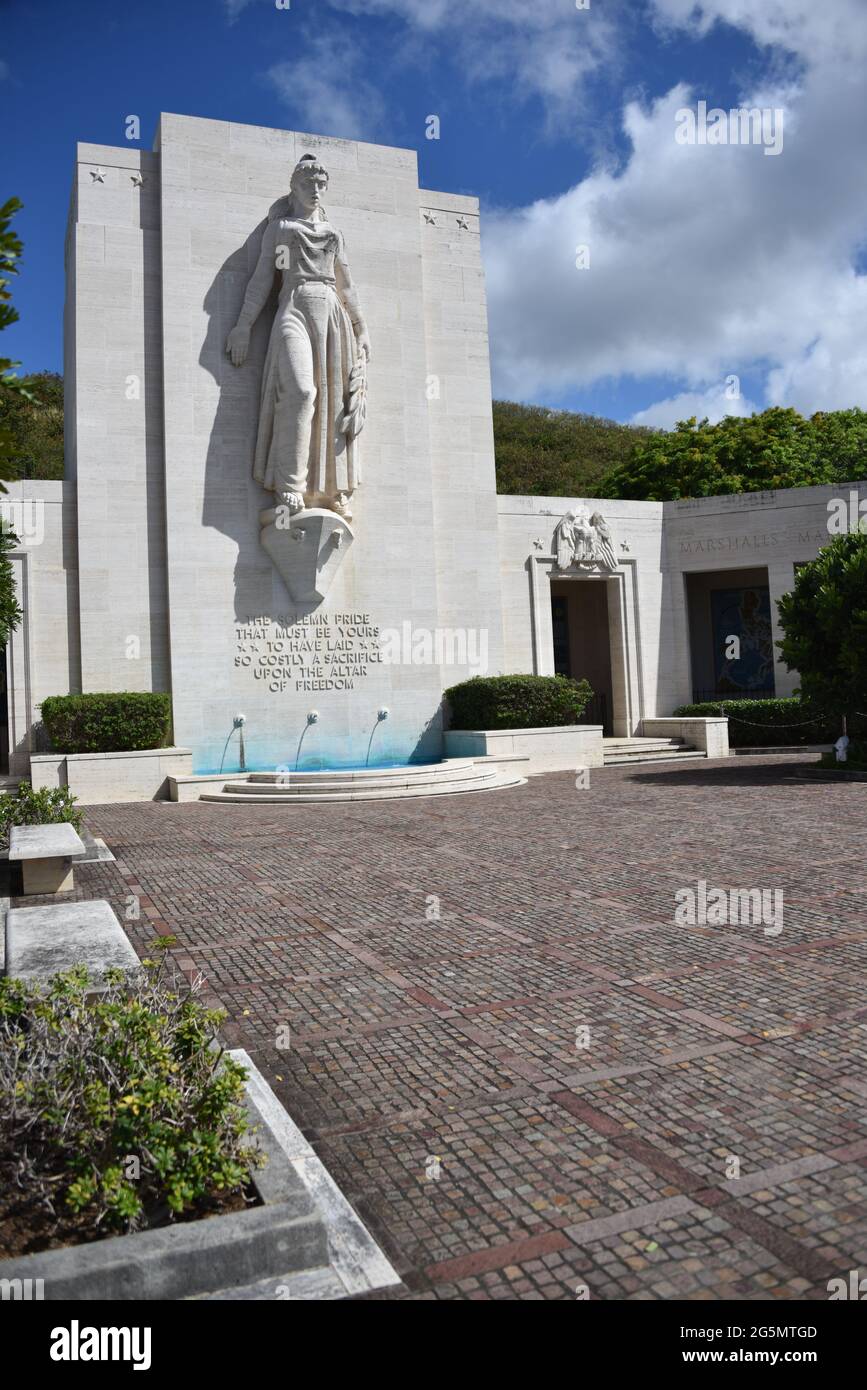 Oahu, HI. U.S.A. 6/5/2021. National Memorial Cemetery of the Pacific ...