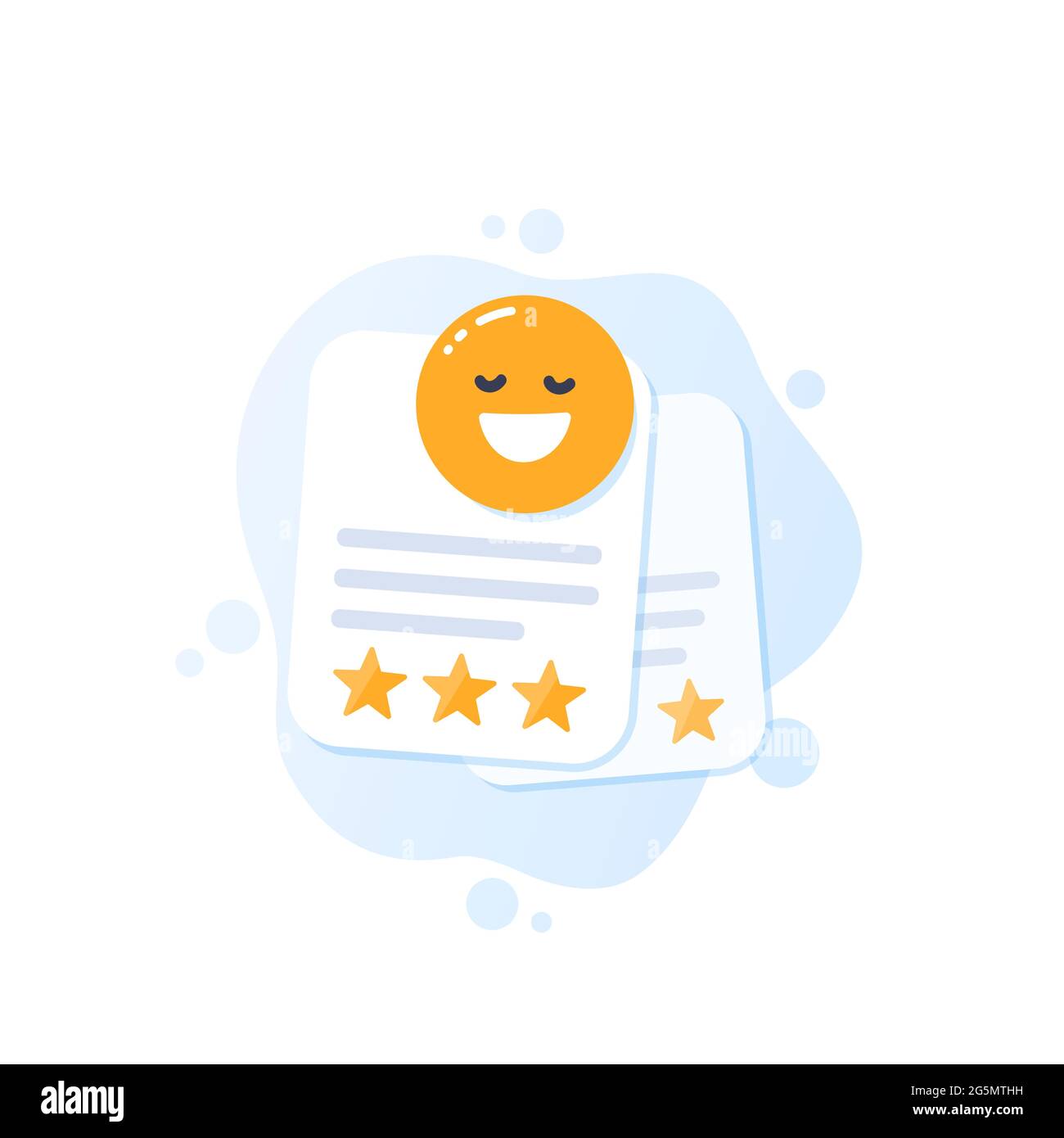 good reviews and positive feedback vector icon Stock Vector Image & Art ...