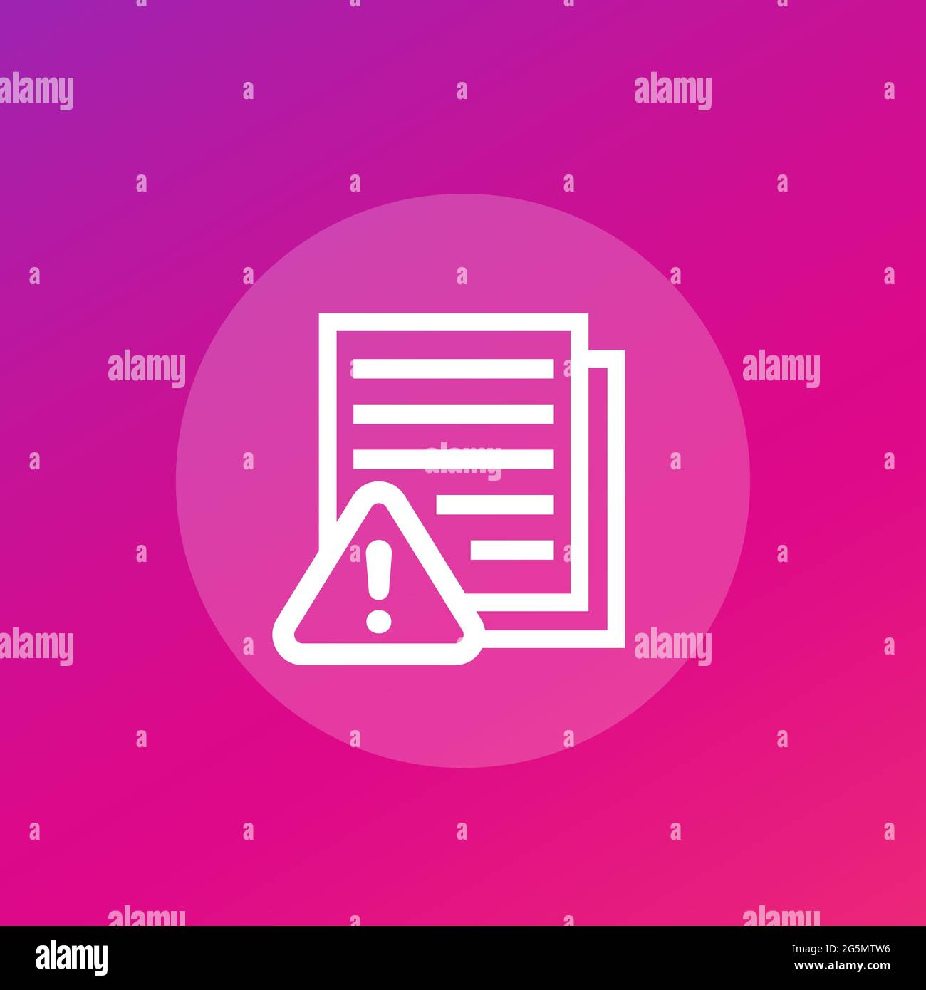 Error report, failed tests icon, vector Stock Vector Image & Art - Alamy Error report, failed tests icon, vector Stock Vector Image & Art - Alamy