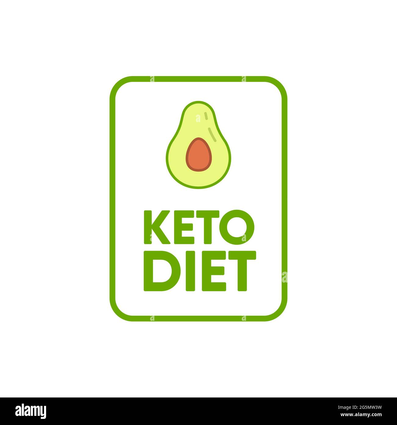 Keto diet icon logo. Ketogenic approved sign vector icon Stock Vector ...