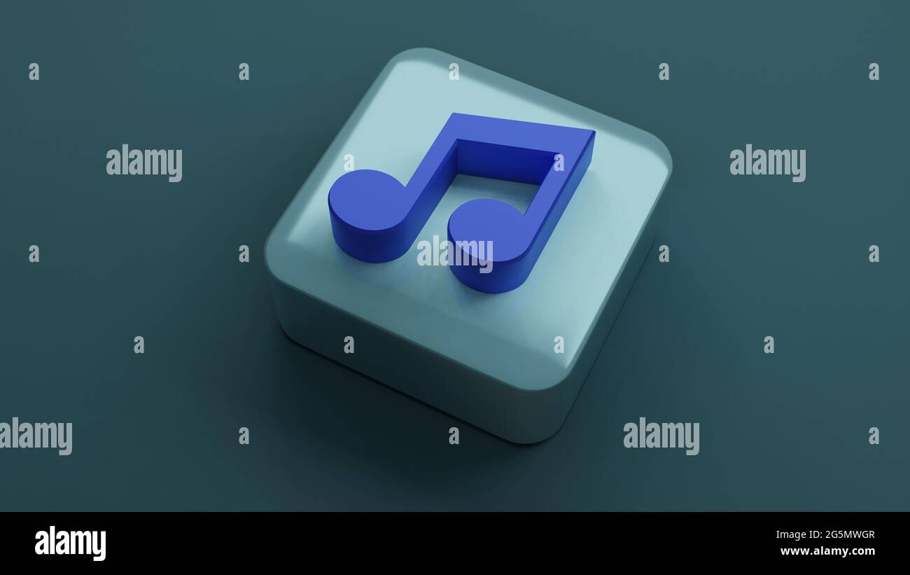 Music notes simple melody on hi-res stock photography and images - Alamy