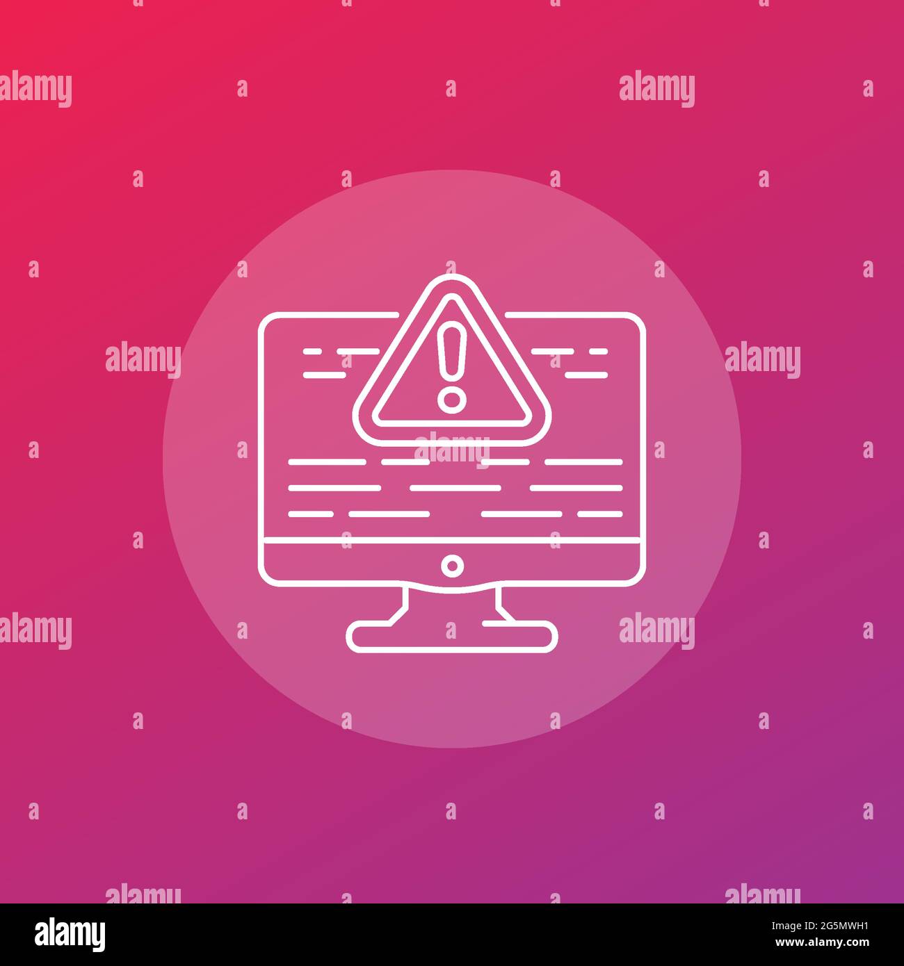Risk level computer Stock Vector Images - Alamy