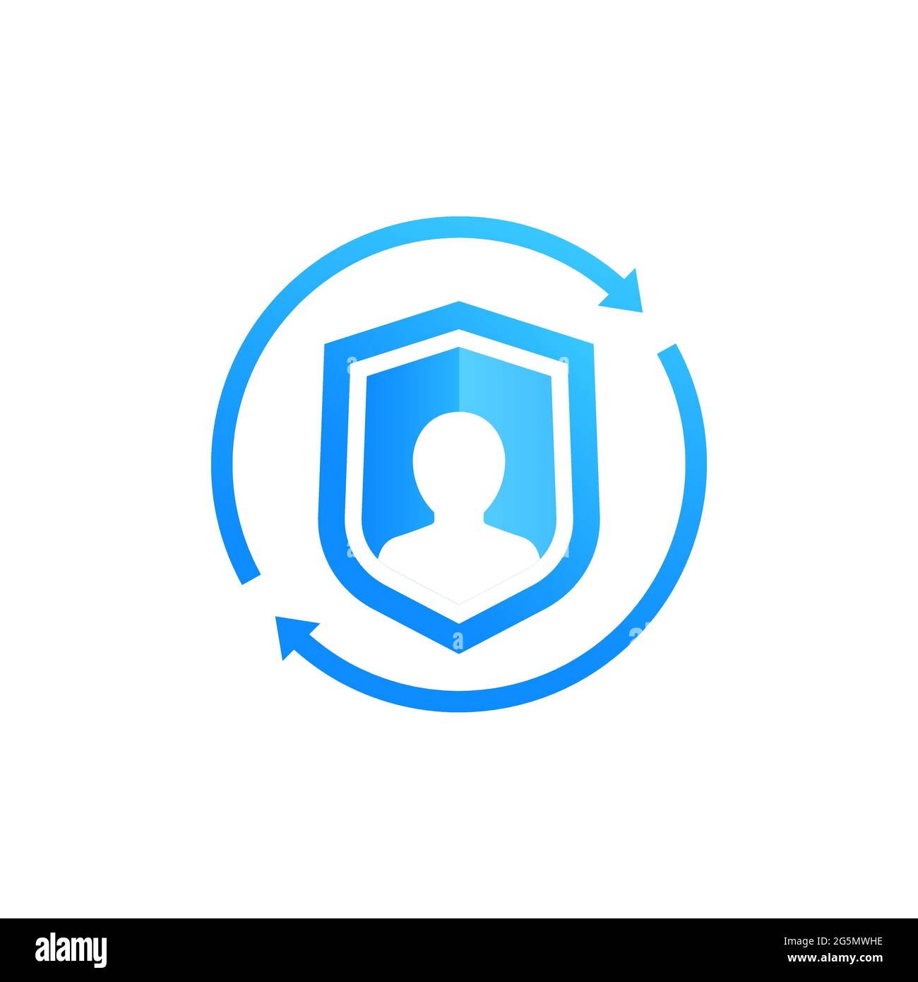 Security logo profile person Stock Vector Images - Alamy