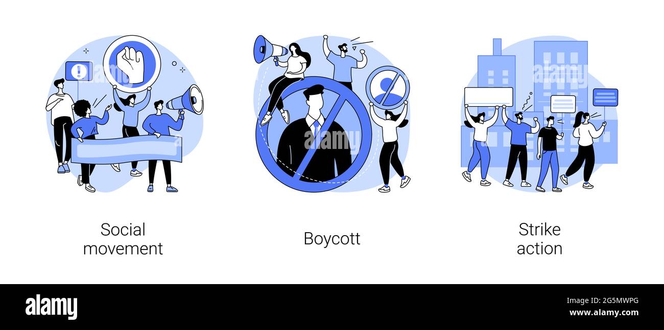 Group boycott Stock Vector Images - Alamy