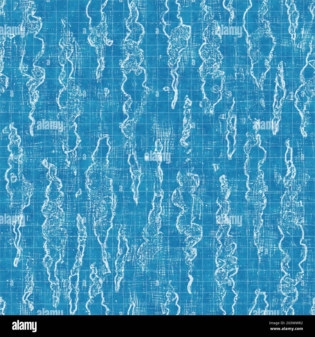 Seamless bright blue blueprint pattern for textile and print Stock ...