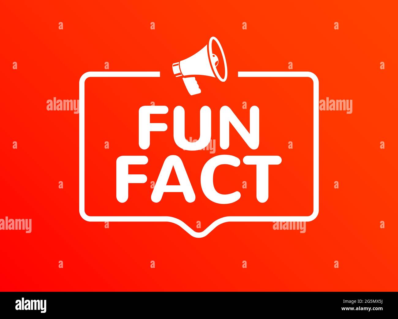 Fun fact typography bubble. Did you know knowledge design text message ...