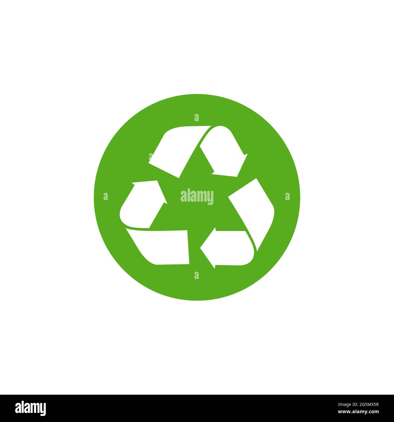 Vector waste logo sign. Arrow reuse earth recycle symbol reuse concept ...