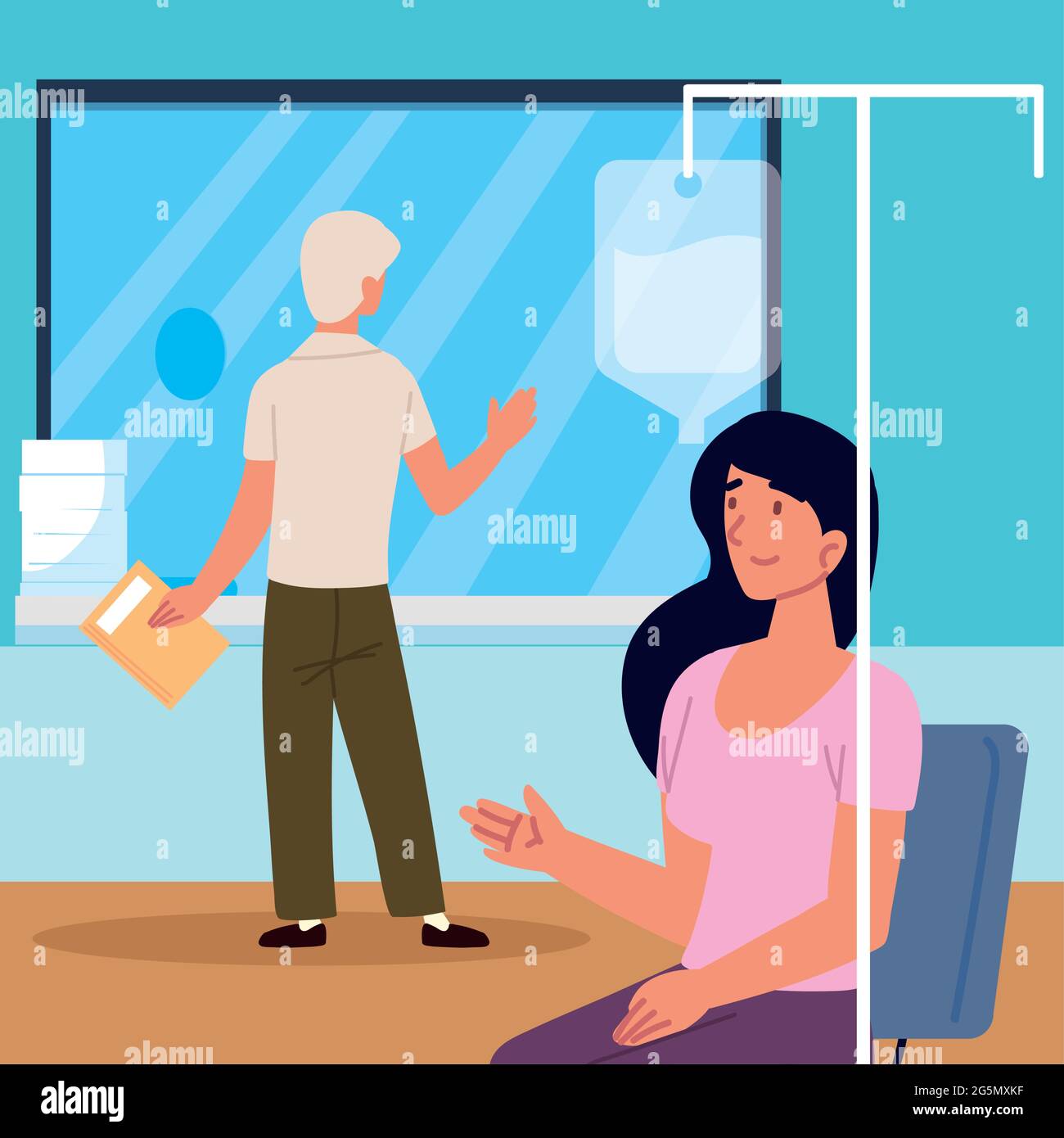 Medical records clinic Stock Vector Images - Alamy