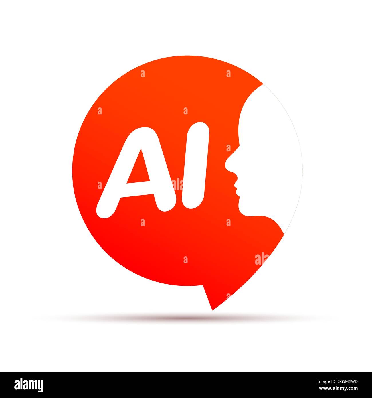 Human head cyber mind digital technology. Cyber brain logo future tech ...