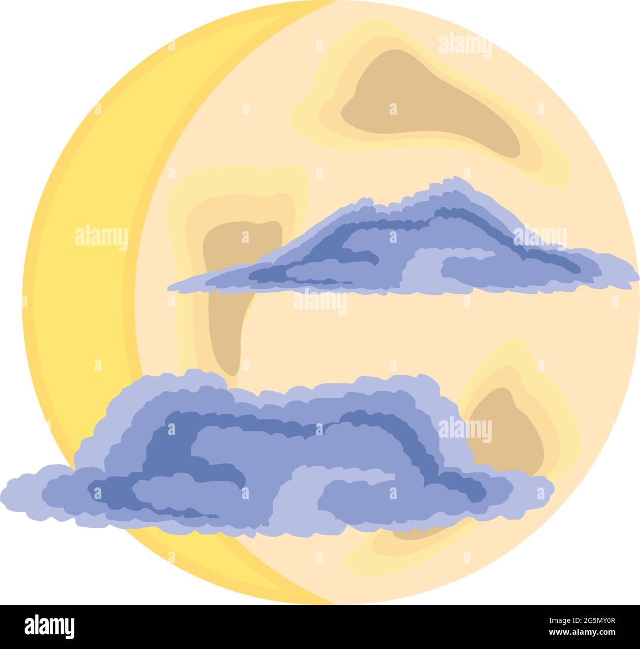Cartoon Moon High Resolution Stock Photography and Images - Alamy