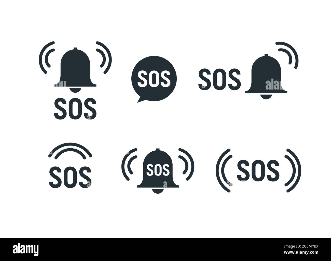 Sos icon emergency alarm button. SOS sign symbol lifebuoy rescue ...