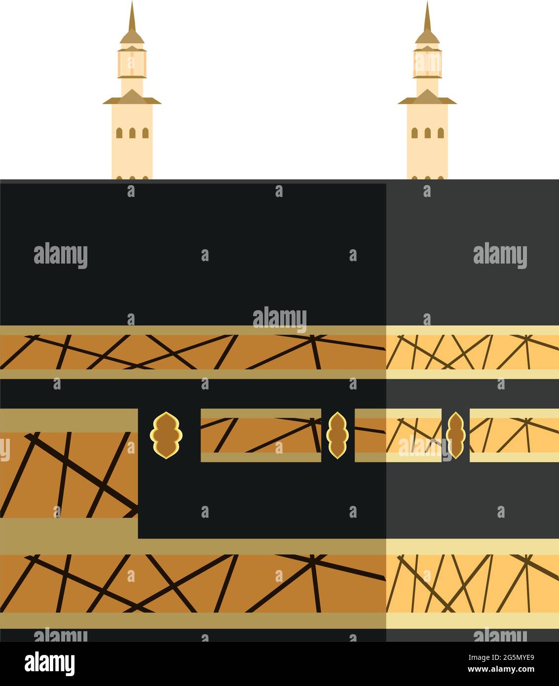 mecca islamic building Stock Vector Image & Art - Alamy