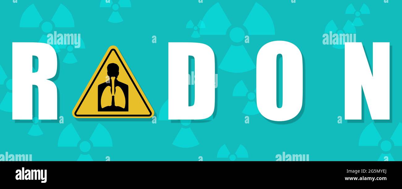 Radon warning sign hi-res stock photography and images - Alamy