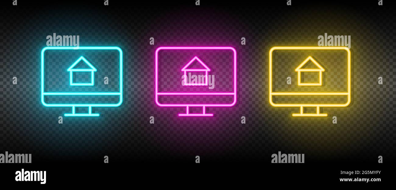 Man alone computer home Stock Vector Images - Alamy