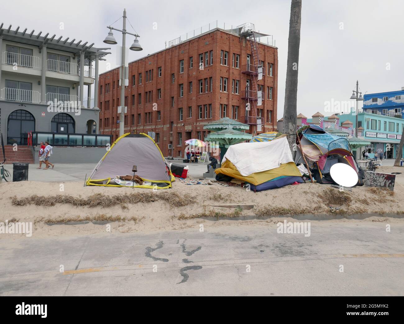 Venice, California, USA 28th June 2021 A General view of atmosphere of ...