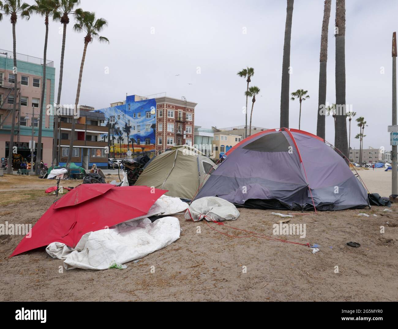 Venice, California, USA 28th June 2021 A General view of atmosphere of ...
