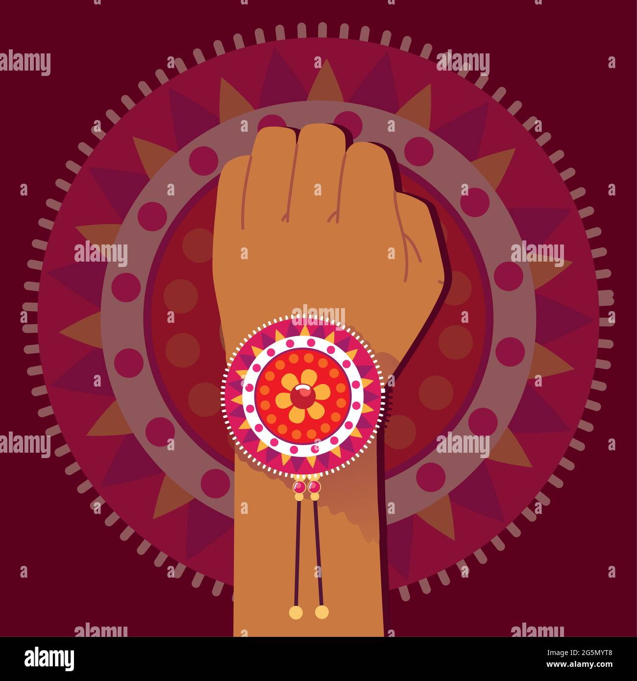 hand with a bracelet Stock Vector Image & Art - Alamy