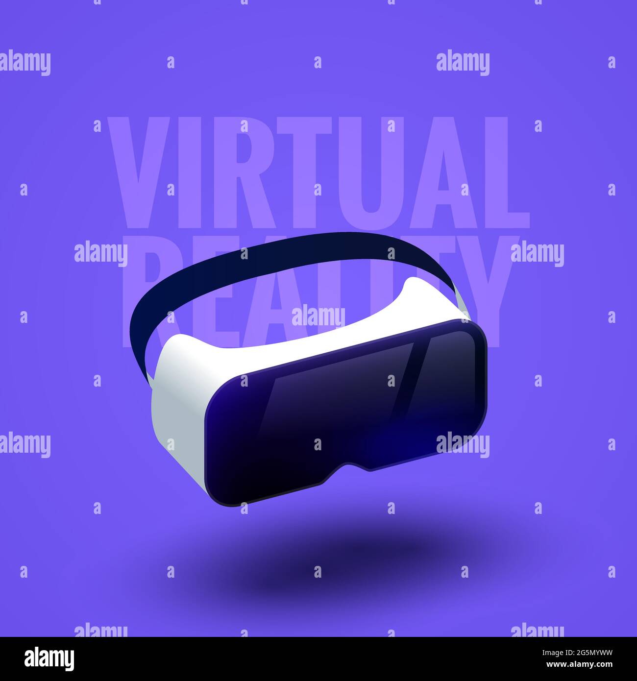 VR glasses vector virtual reality headset 3d. Virtual reality helmet ...