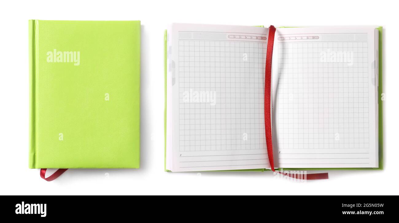 Blank stationery mockup copybook Cut Out Stock Images & Pictures - Alamy