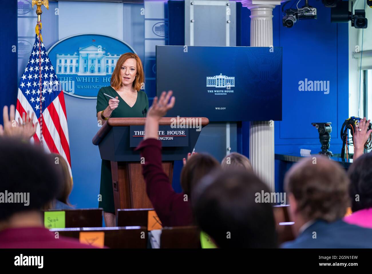 Press Secretary Jen Psaki holds a Press Briefing on Thursday, June 3 ...