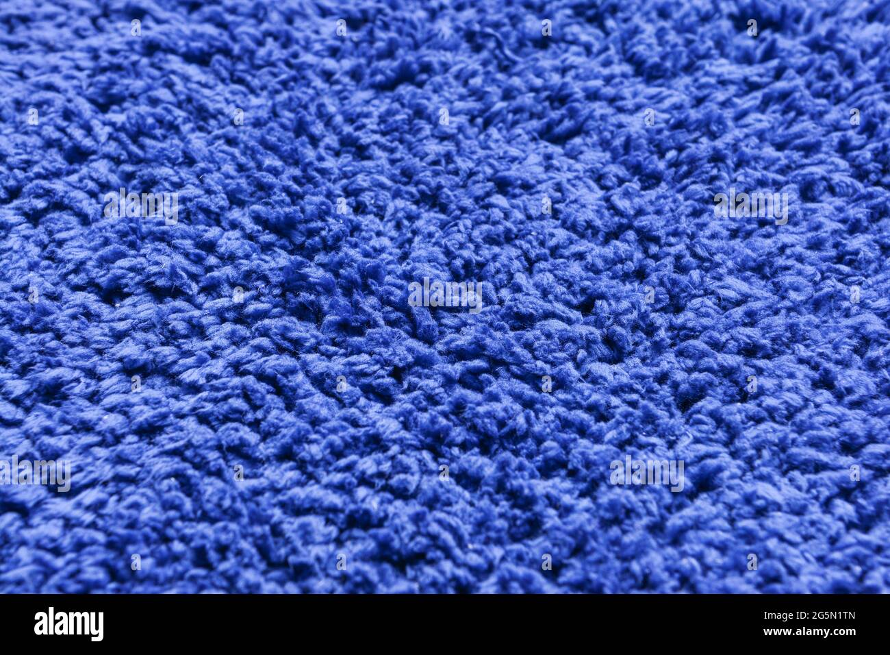 Texture of blue fluffy fabric, closeup Stock Photo - Alamy