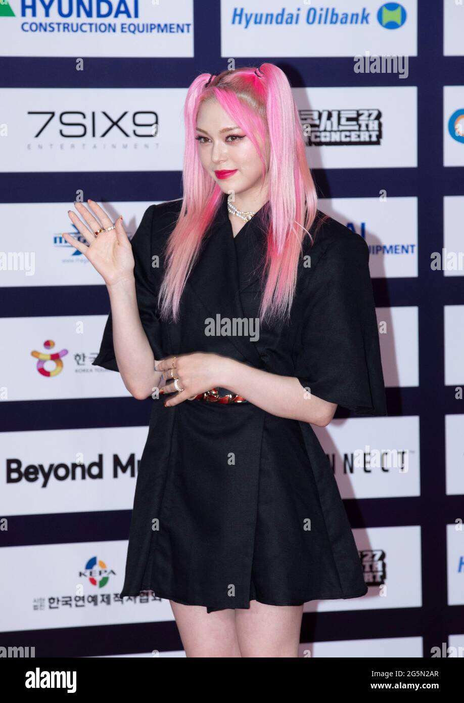 26 June 2021 - Seoul, South Korea : South Korean K-Pop singer AleXa ...
