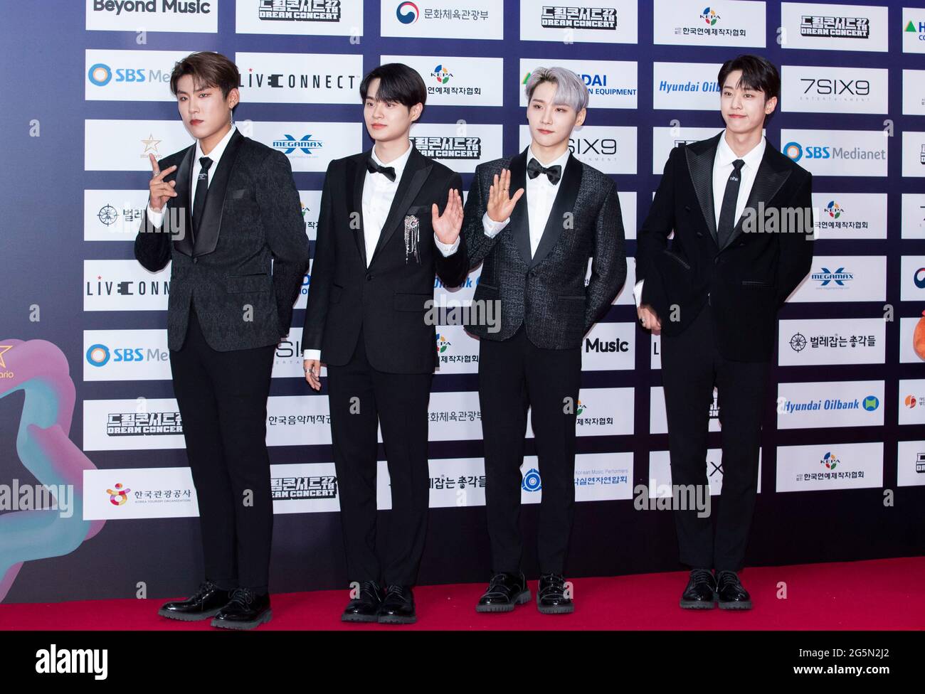 26 June 2021 - Seoul, South Korea : South Korean K-Pop boys group AB6IX ...