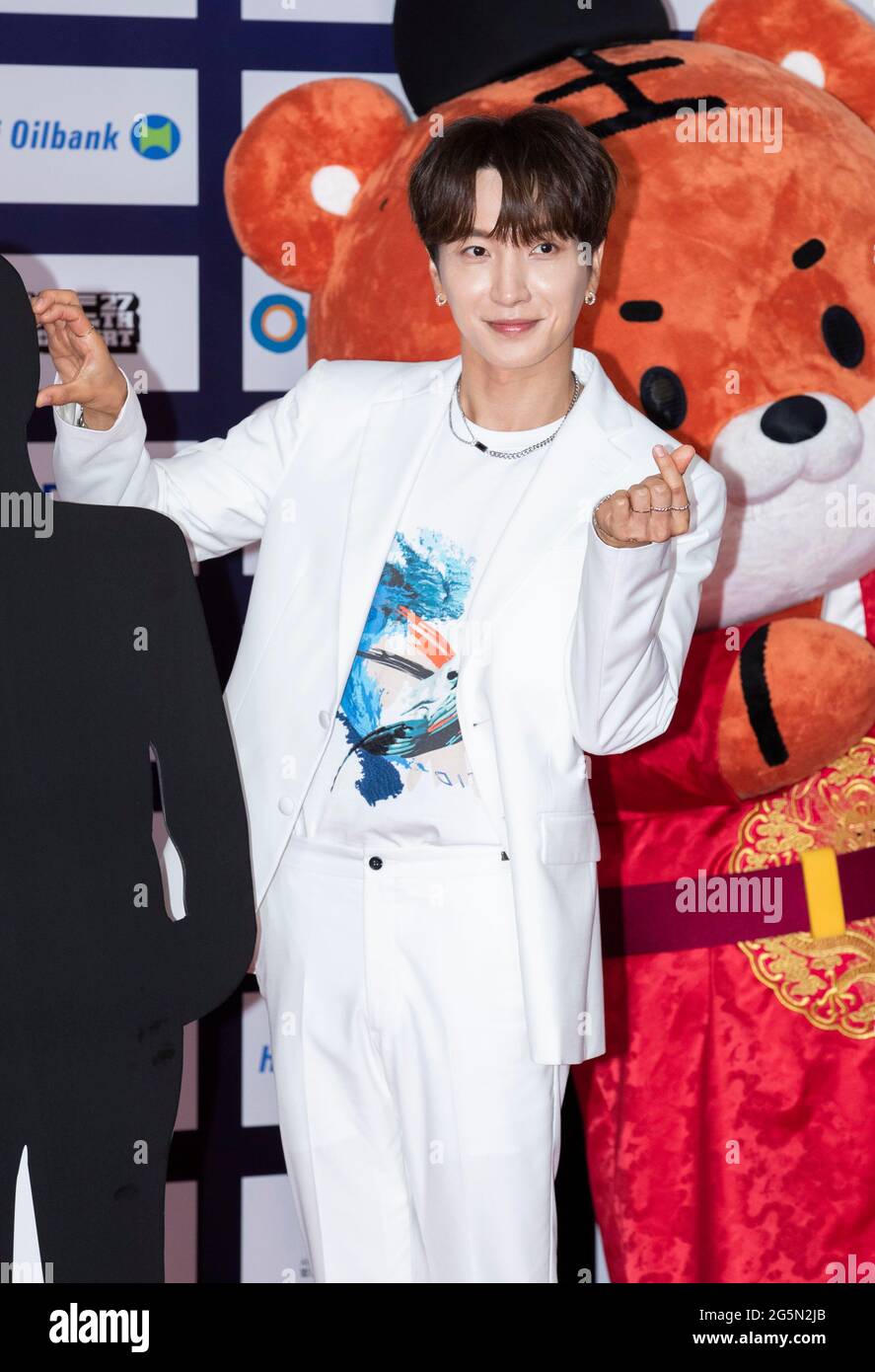 26 June 2021 - Seoul, South Korea : South Korean Lee Teuk, member of ...