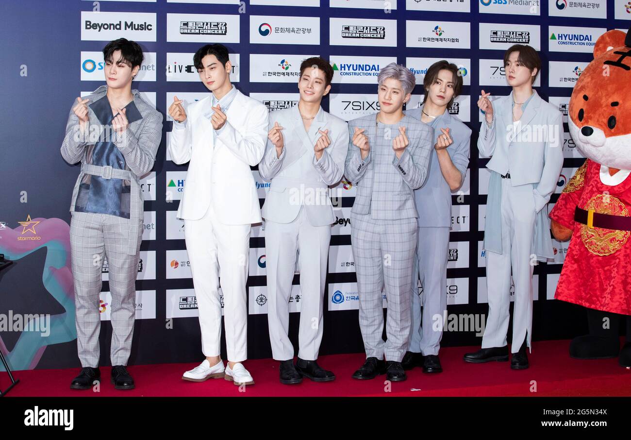 26 June 2021 - Seoul, South Korea : South Korean K-Pop boys group Astro ...