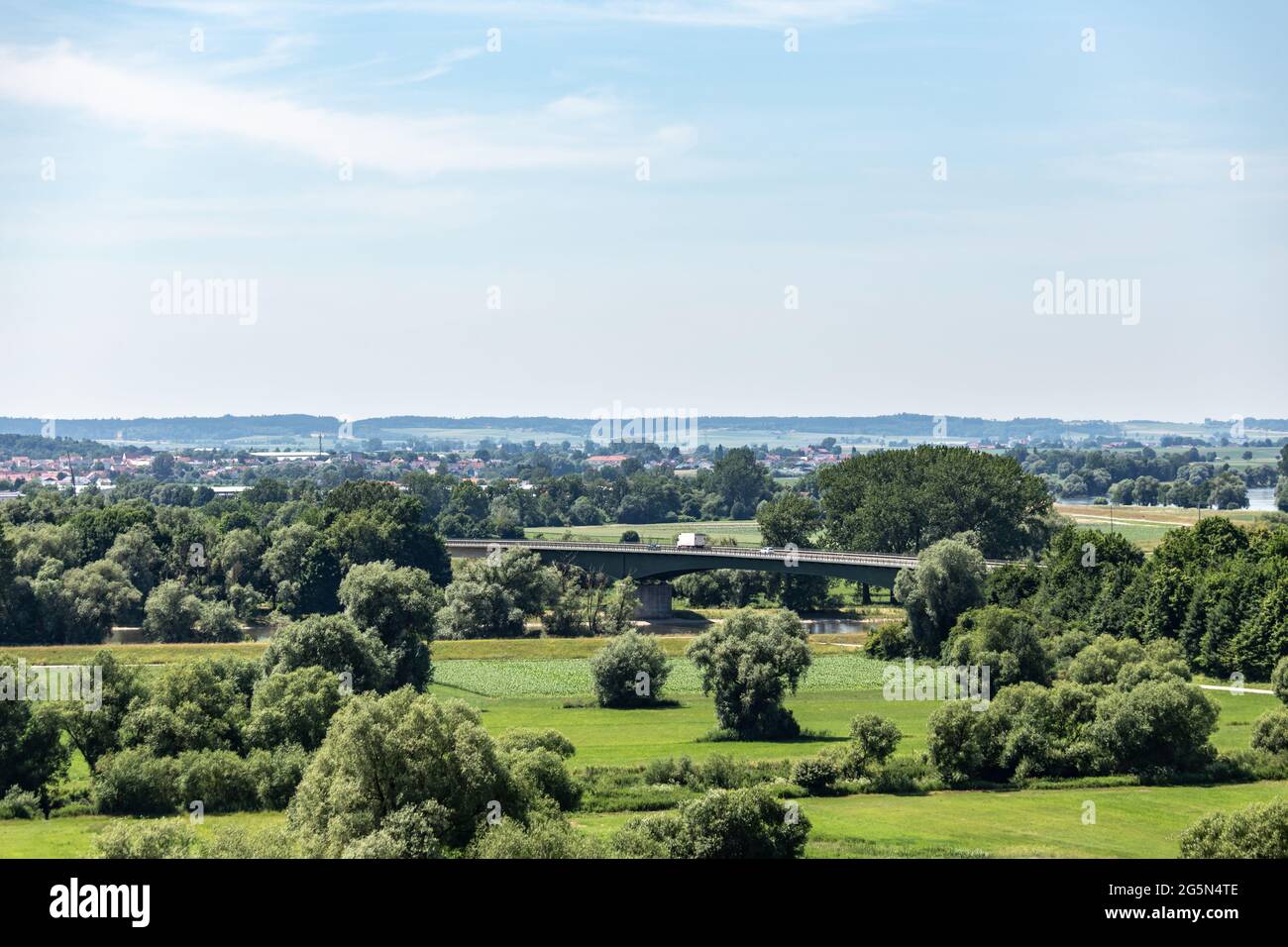 A rural landscape in Winzer, bavaria Stock Photo - Alamy