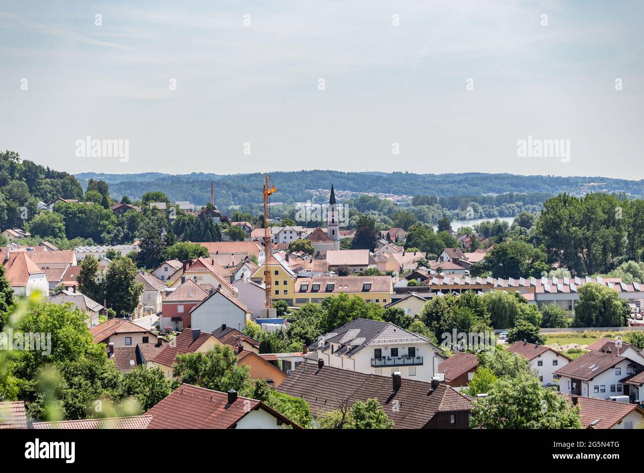 A rural landscape in Winzer, bavaria Stock Photo - Alamy
