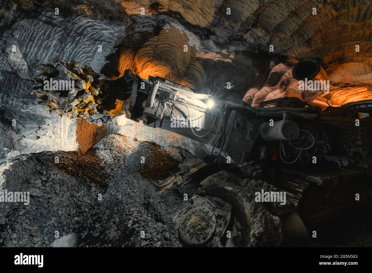 Underground mining equipment hi-res stock photography and images - Alamy