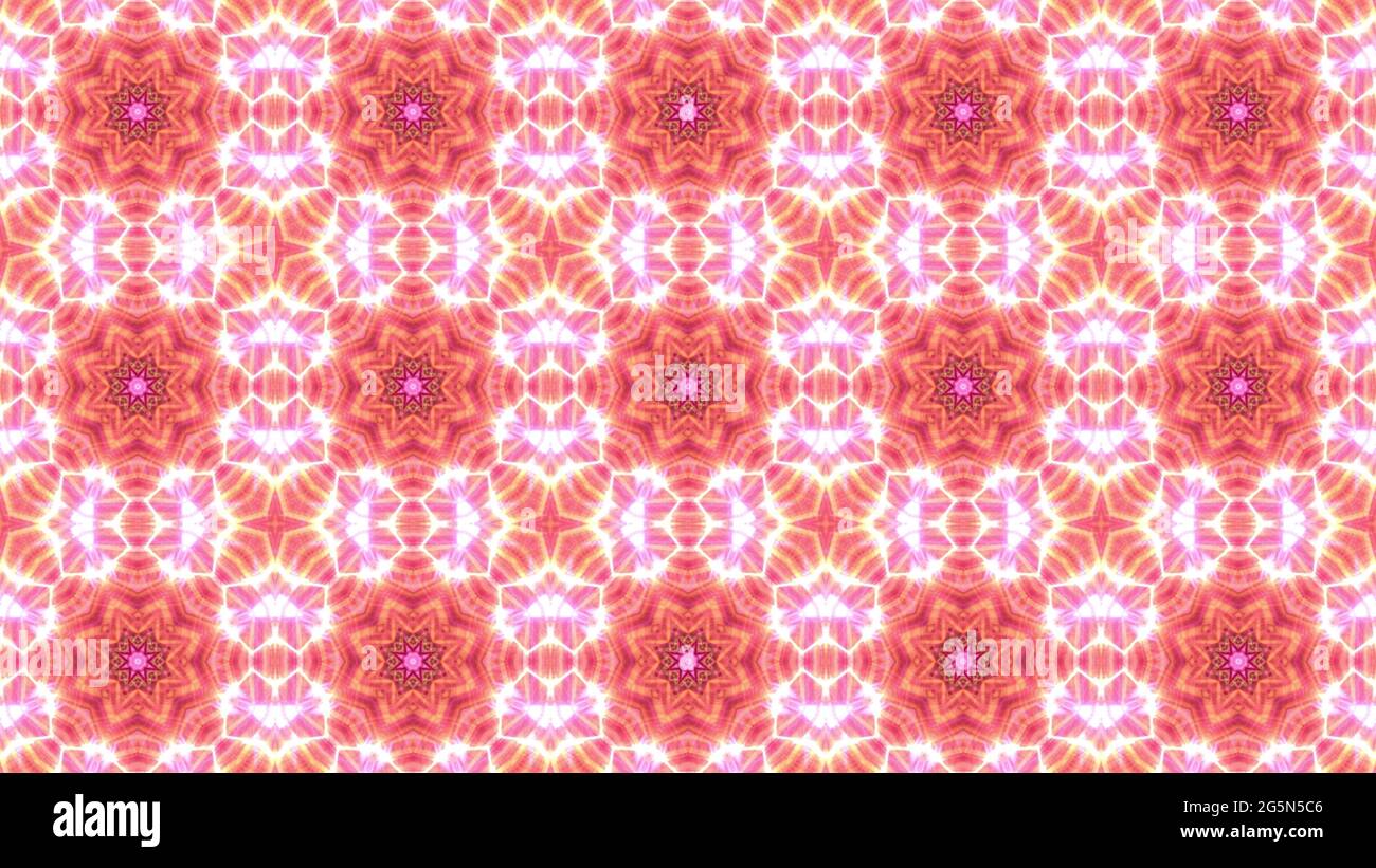 Vibrant 2D illustration with glowing red square shapes on a white ...