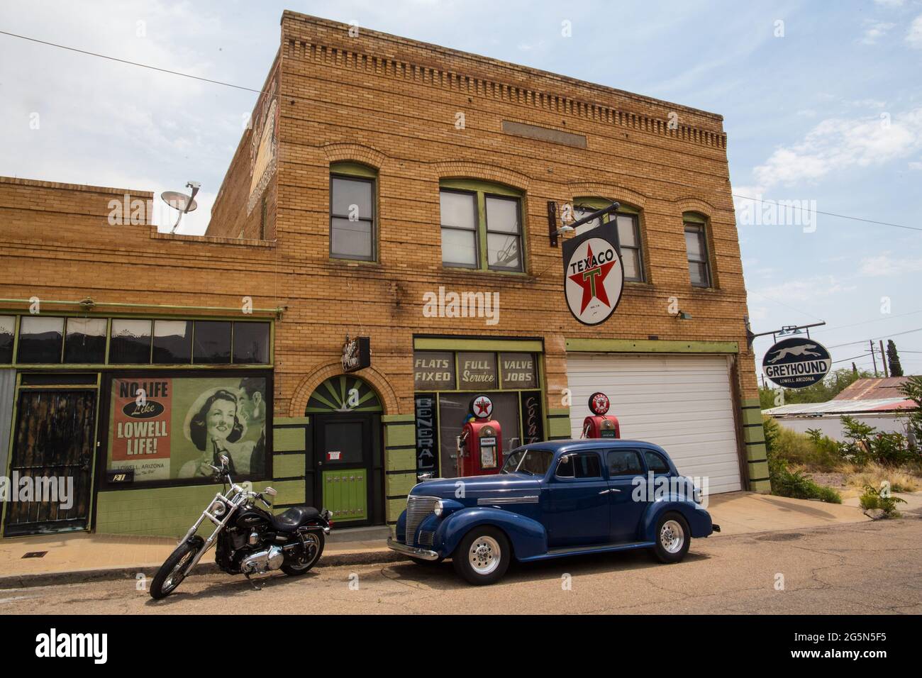 Lowell Arizona, A historic street that's been restored Stock Photo - Alamy